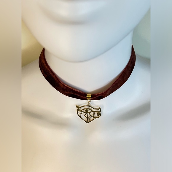 Eklectyc | Jewelry | Eye Of Horus Pendant Choker Ancient Egyptian ...